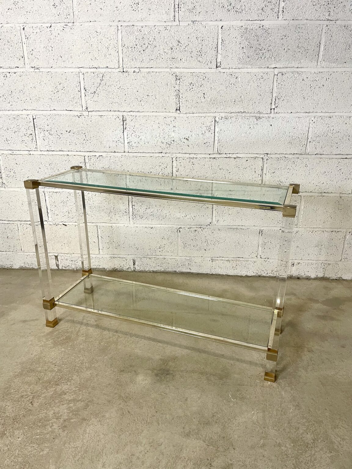 Console en altuglas Pierre VANDEL - Rennes Antiquités